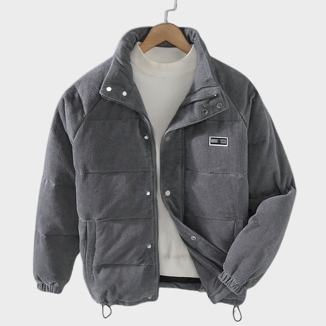 Samuel - Chaqueta de terciopelo tricotada cálida y elegante – La Voire Moda