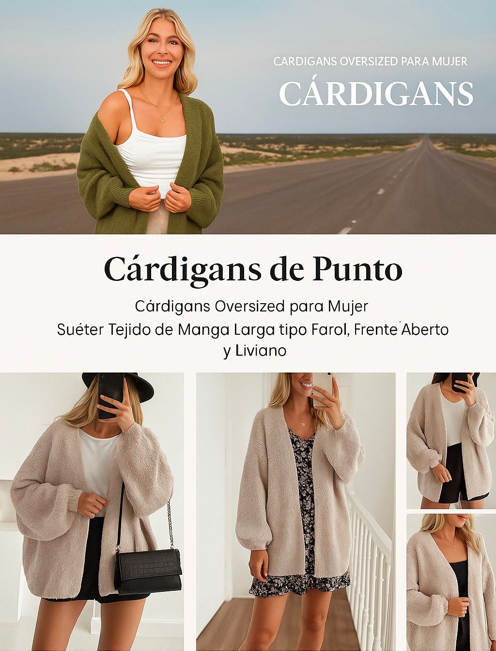 Cardigan de temporada Nomade | Colección 2025 – La Voire Moda